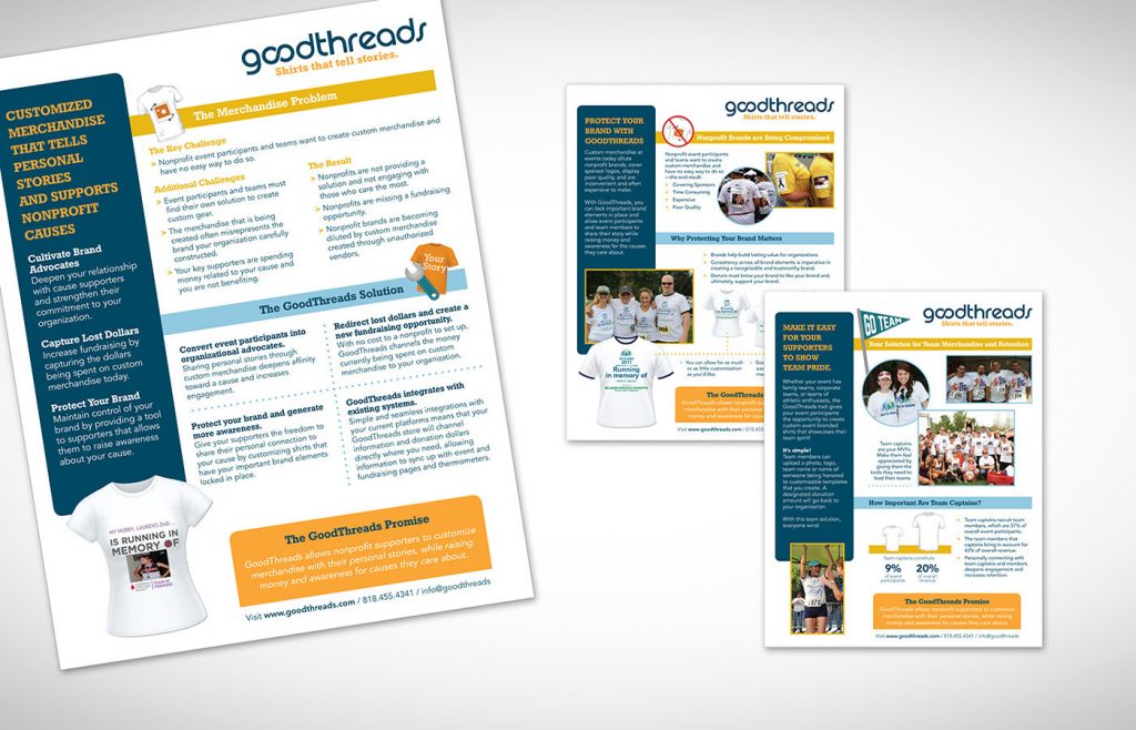 GoodThreads Non-Profit Sales Sheets – GansertDesign