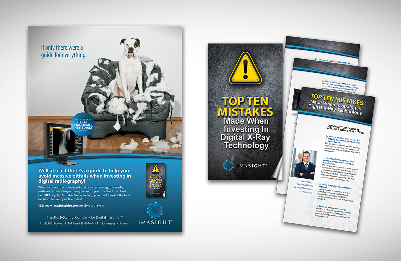 ImaSight Magazine Ad & Booklet – GansertDesign