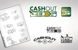 Cashed Out Logo – GansertDesign